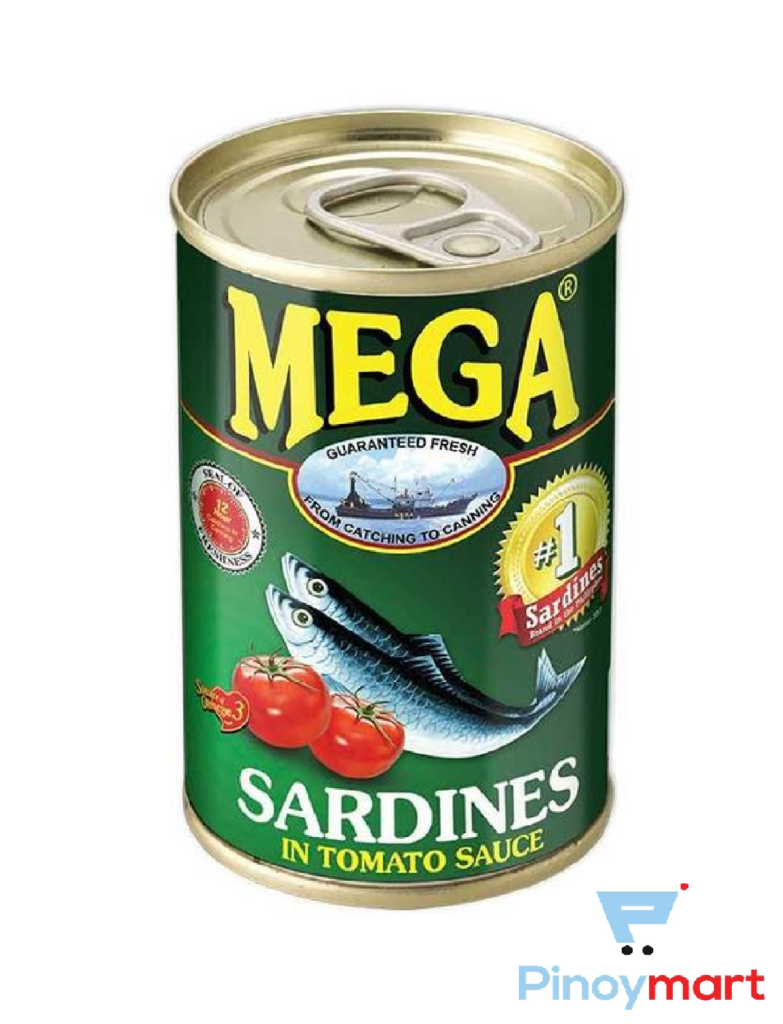 Mega Sardines in Tomato Sauce 155g - Pinoymart