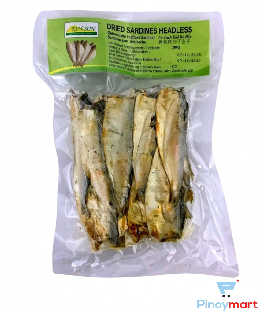 Kimson Dried Sardines (Tuyo) 200g - Pinoymart