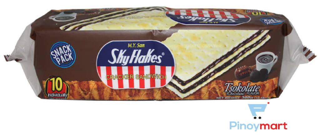 Sky Flakes Cracker Sandwich Tsokolate Flavor 300g - Pinoymart