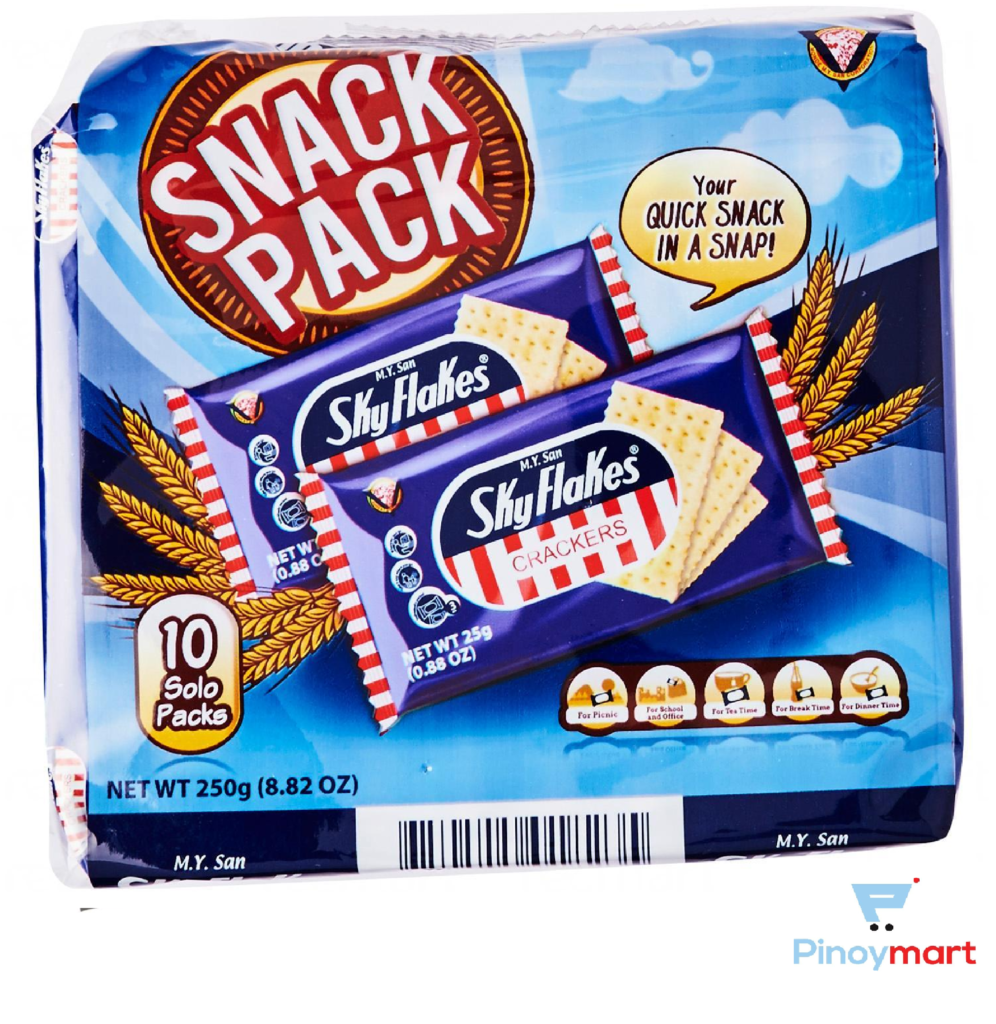 Sky Flakes Crackers 250g Snack Pack - Pinoymart